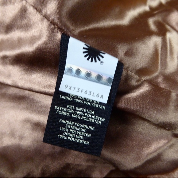 UGG | Jackets & Coats | Ugg Gertrude Long Teddy Coat Firewood Rose ...